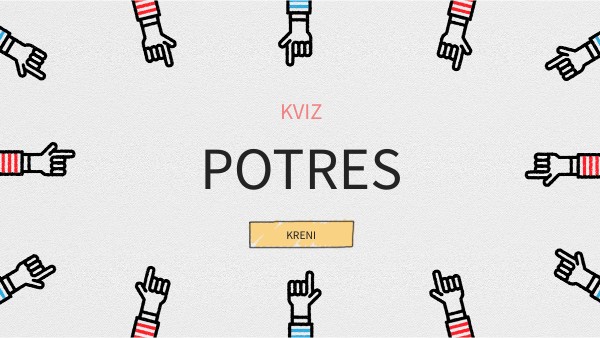 Potres - kviz | Genially