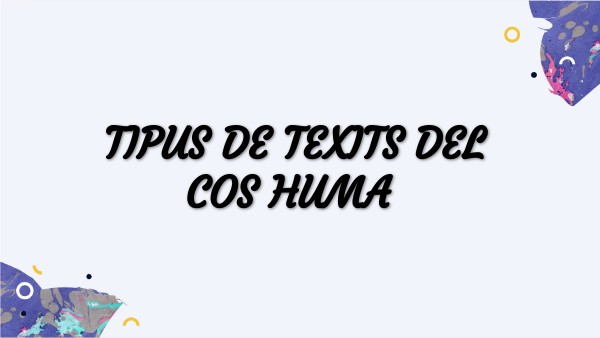 Texits de la pell | Genially