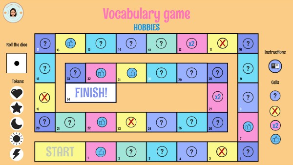 VOCABULARY GAME LS1 HOBBIES | Genially