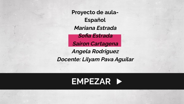 Proyecto de español