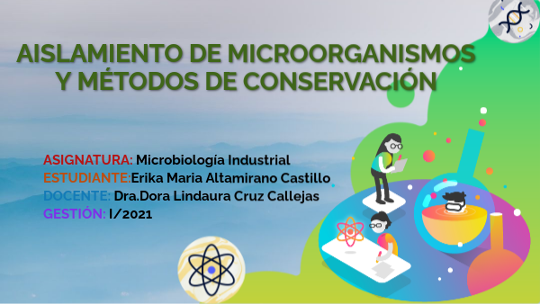 AISLAMIENTO DE MICROORGANISMOS Y MÉTODOS DE CONSERVACIÓN | Genially