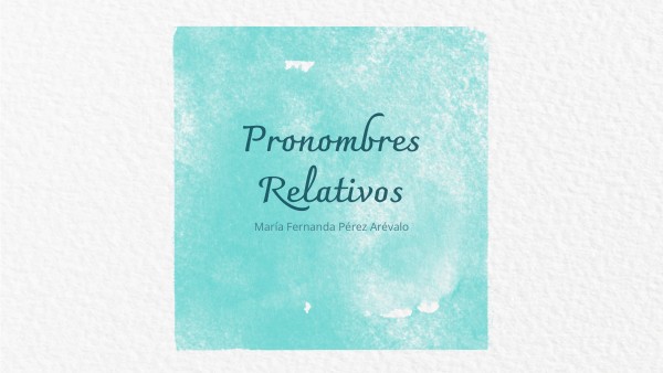 relativos