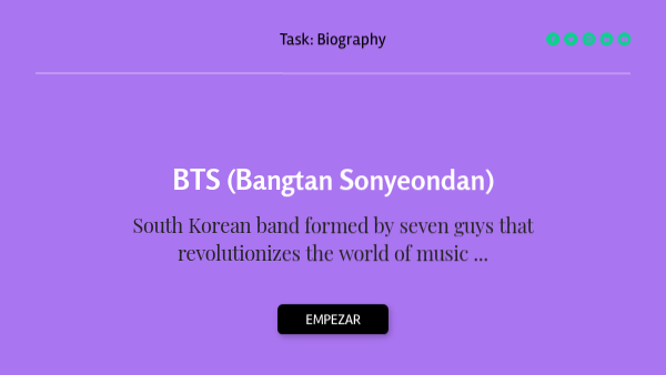BTS TASK biography
