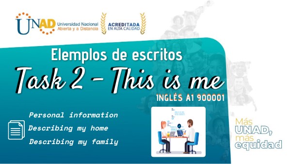 Ejemplos writing - task 2 | Genially