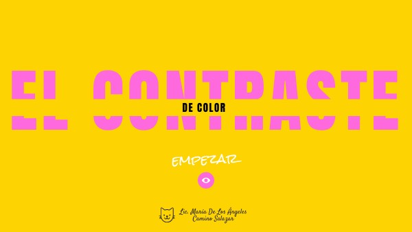 El contraste de color