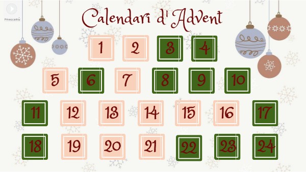 Calendari d'Advent