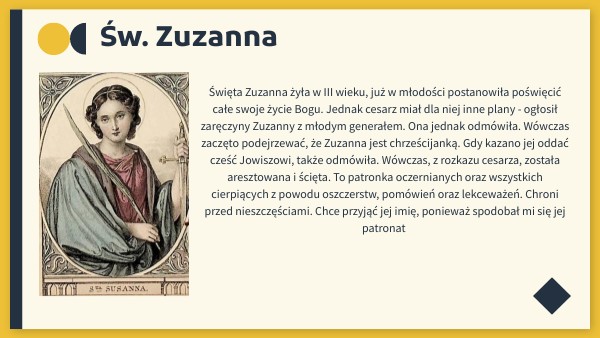 Św. Zuzanna | Genially