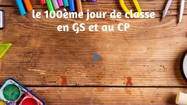 100 ème jour d'école GS/CP | Genially