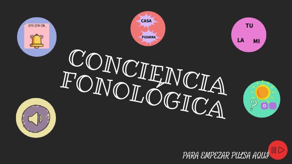 GENIALLY CONCIENCIA FONOLÓGICA