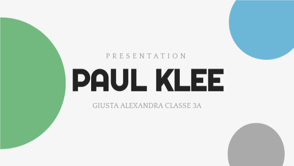 PAUL KLEE | Genially