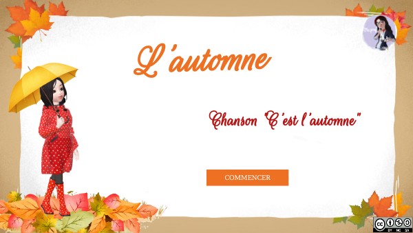 Fiche Chanson "C'est l'automne" | Genially