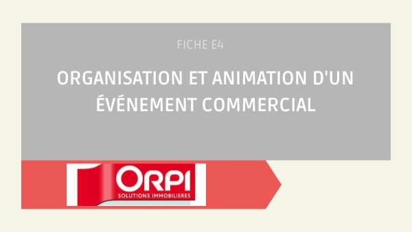 Fiche E4 ORPI DIAPO | Genially