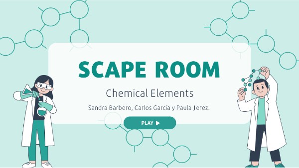 Scape room chemical elements