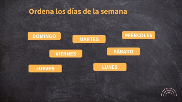 Días de la semana, el dinero y los números