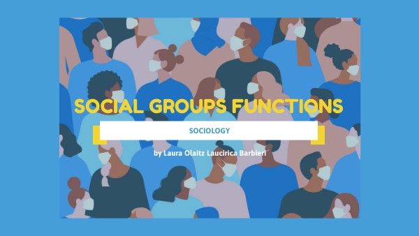 SOCIAL GROUPS FUNCTIONS
