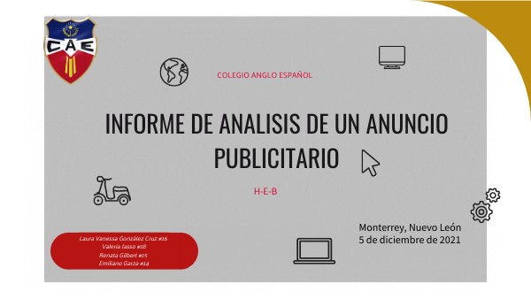 INFORME DE ANALISIS DE UN ANUNCIO PUBLICITARIO