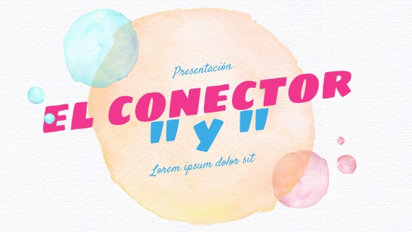 PRESENTACIÓN CONECTOR "Y"