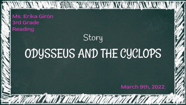 Odysseus and the cyclops