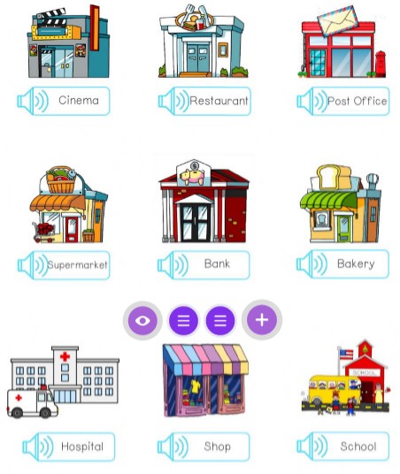 Places in town | Genially