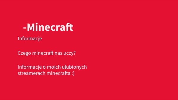 Minecraft | Genially