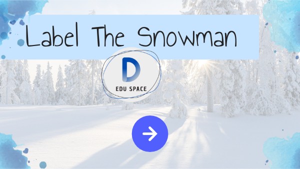 Label The Snowman | Genially