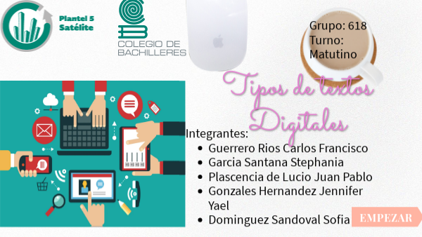 TIPOS DE TEXTOS DIGITALES