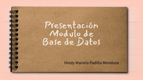 PRESENTACIÓN BASE DE DATOS | Genially