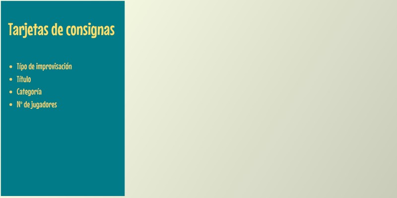 Tarjetas de consignas | Genially