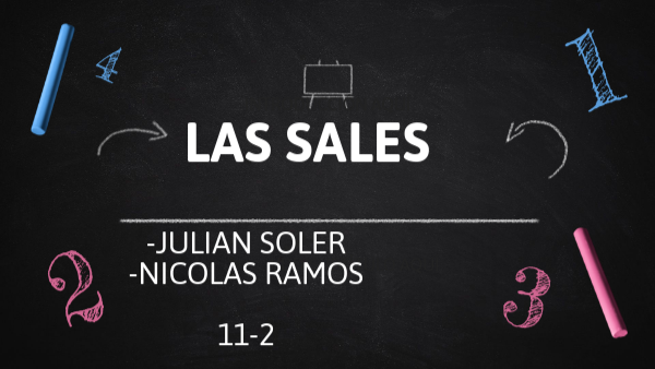 PRESENTACION SOBRE LAS SALES | Genially