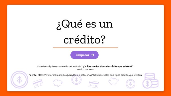 TFP_T5_CRÉDITO_CATEGORIZACIÓN | Genially