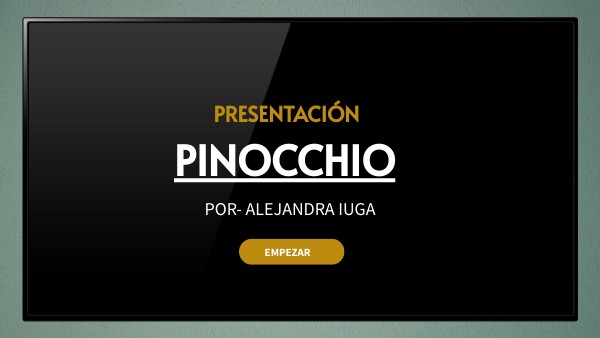 PINOCCHIO | Genially