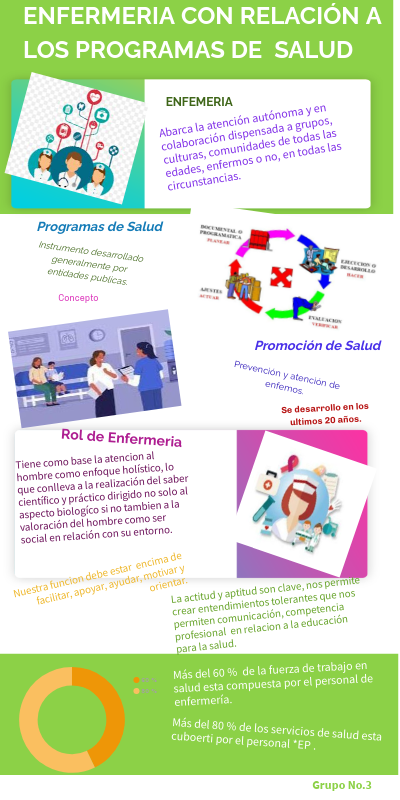 INFOGRAFIA RELACION A LOS PROGRAMAS DE SALUD | Genially