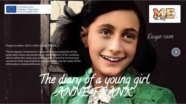 The diary of Anne Frank escape room | Genially