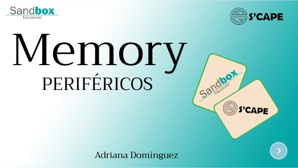 Nuevo Memory S'cape + Sandbox | Genially