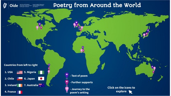 Poetry from around the World- Oide | Genially
