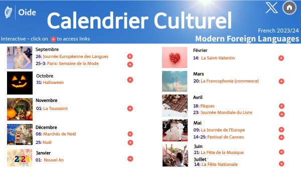 French - Calendar 2023/24