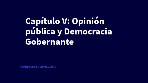 Capítulo V | Genially