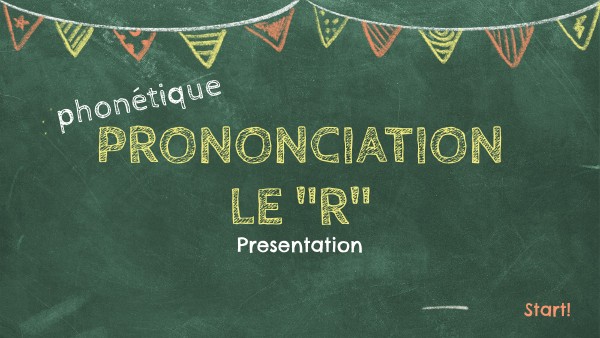 Prononciation : le R
