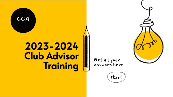 Club advisor training and resources