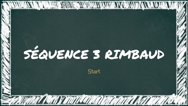 Rimbaud_ questions | Genially