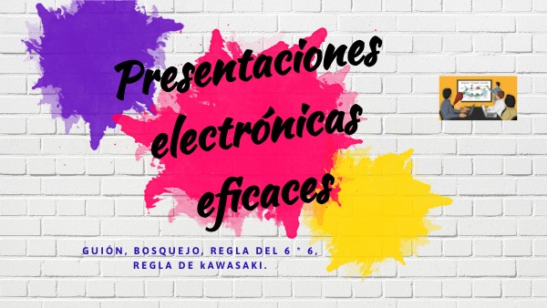 Organización de las presentaciones electrónicas. | Genially