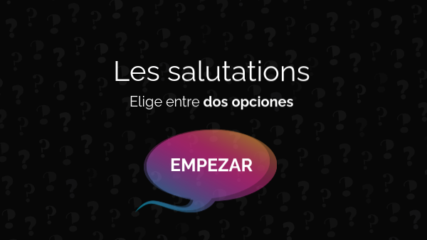 Jeu Les salutations | Genially