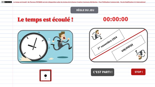 Réutilisable - Le temps est écoulé ! | Genially