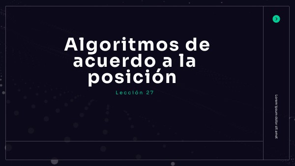 2° Algoritmos de acuerdo a la posición | Genially