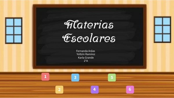 Materias Escolares | Genially
