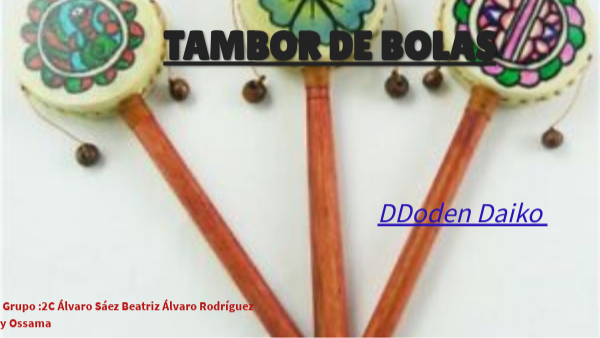 Presentación Trabajo Tambor de Bolas