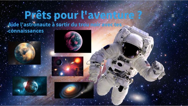 Escape Game dans l'espace | Genially