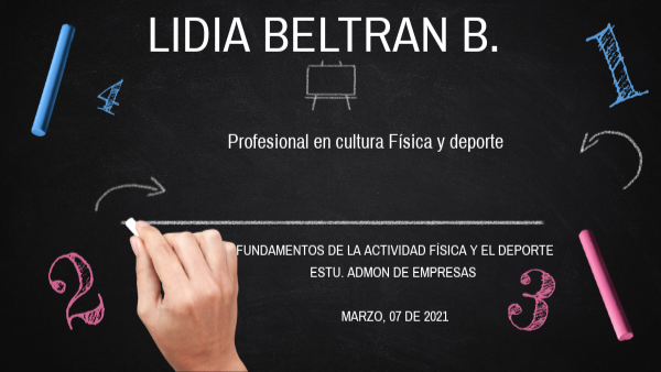 PRESENTACIÓN LIDIA BELTRAN