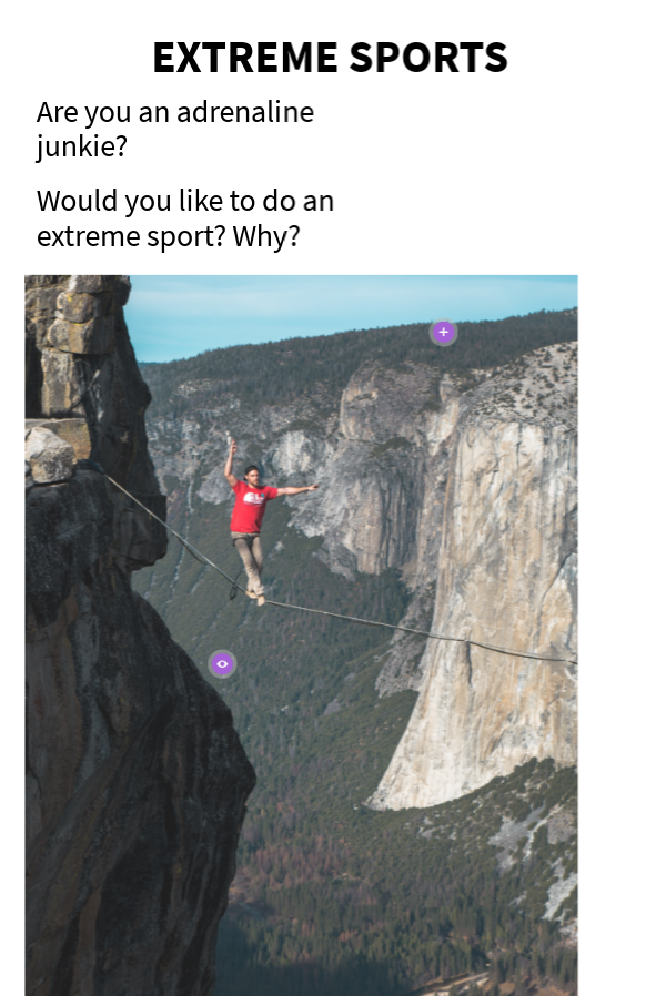 EXTREME SPORTS | Genially