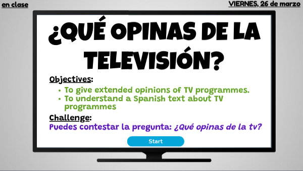 Y8 4. TV PROGRAMMES 2